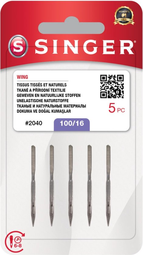 Singer Wing 2040 100 (5 stuks) Naalden | bol