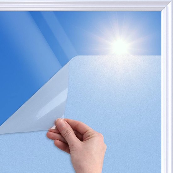 Zelfklevende raamfolie tegen inkijk - Privacy folie - Statisch hechtend ...