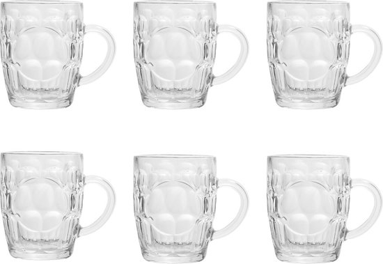 Professionele Bierglazen - (6 stuks) - 550ml - Bierglas - Bier - Glas - 55cl/0.55L -... | bol