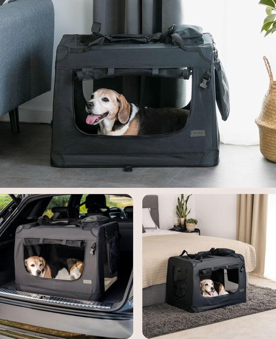 Opvouwbare Transportbox voor Reizen en Auto - 70x52x50 cm - Stevige ...