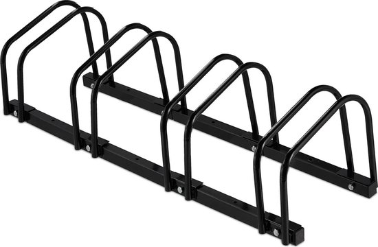 Fietsenrek voor 4 fietsen - Stadsfiets Mountainbike - Metaal - Buiten ...