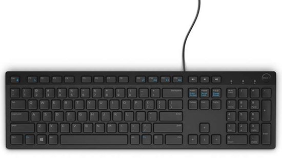 Dell KB216-BK-BEL USB bedraad multimedia toetsenbord AZERTY (Belgische ...
