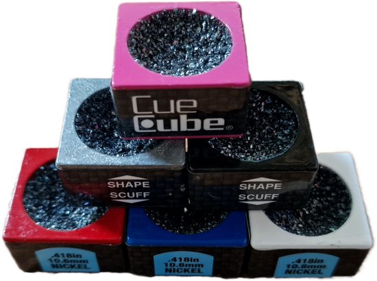 Cue Cube original Nickel shape 6 pack | bol
