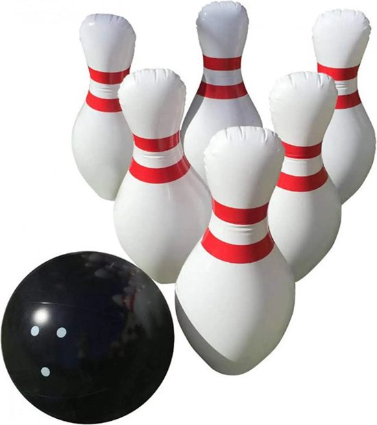 Mega XL opblaasbare bowling set - 60cm groot - Bowling bal - Erg groot ...