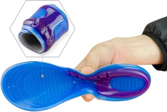 Gel Voetbed Elastische Gel Inlegzool Op Maat Te Knippen 40 - 45 Van ...