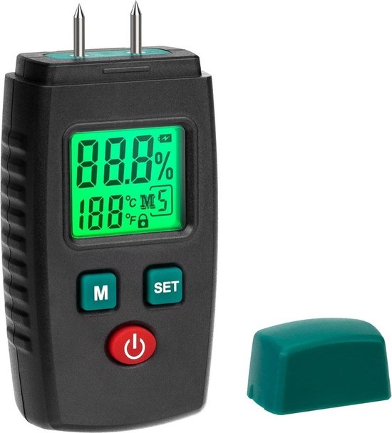 Vochtmeter Muren - Vochtmeter - Vochtmeter Hout Met Opbergzakje ...