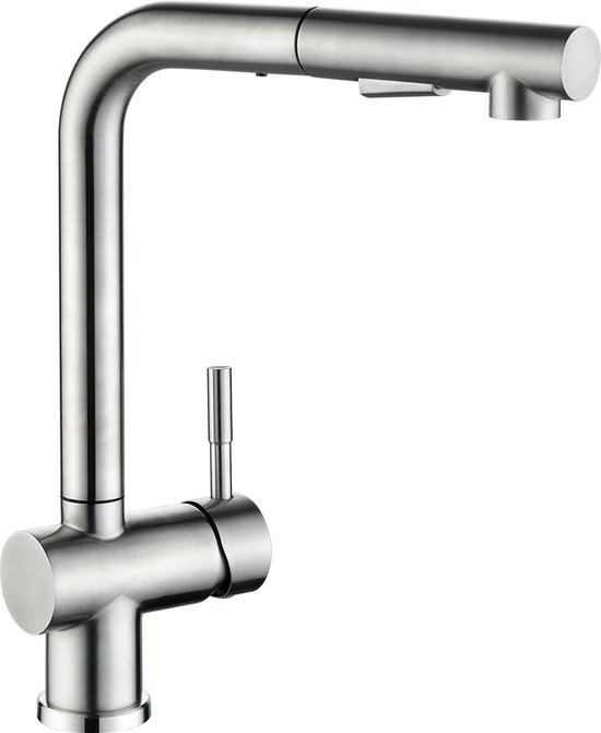 CECIPA max Keukenkraan Met Uittrekbare Uitloop - 360° draaibare keukenkraan - 2... | bol