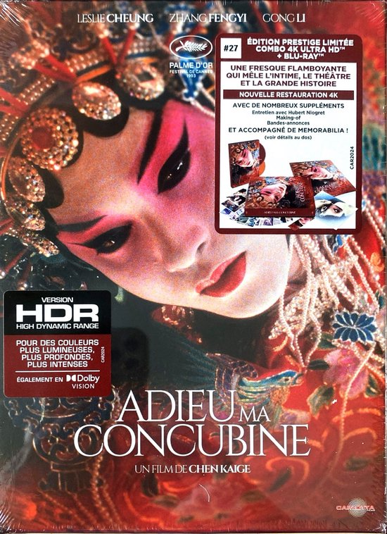 FAREWELL MY CONCUBINE - Adieu, ma Concubine [Prestige Limited Edition ...
