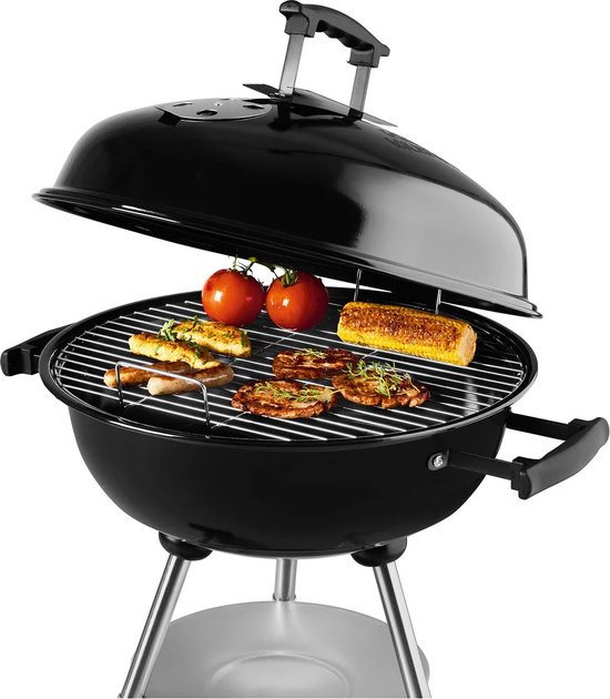 Houtskoolbarbecue - Kogelbarbecue - Ronde Barbecue - Op Wielen - BBQ - 45 x 83... | bol