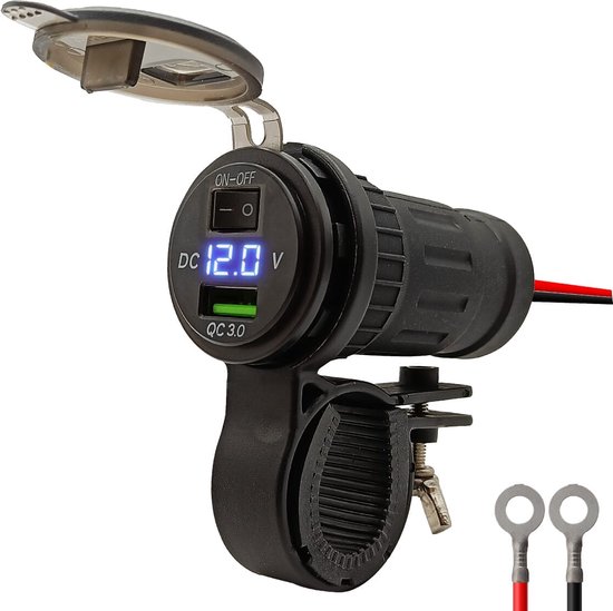 ProRide 12V USB Lader Motor - USB Aansluiting Motor - 1 Poort met ...
