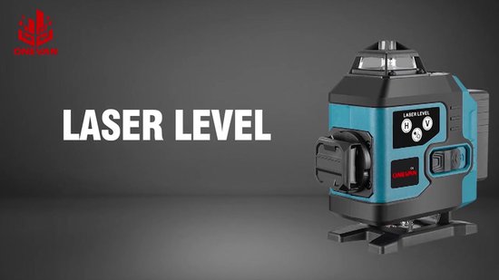 Kruislijnlaser - Bouwlaser met 4D Lasers - Kruislaser met 2 Oplaadbare ...