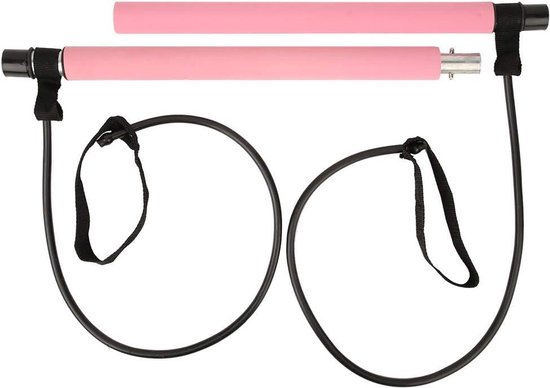 Resistance Band Yoga Exercise Bar - Draagbare Pilates Stick Kit voor ...