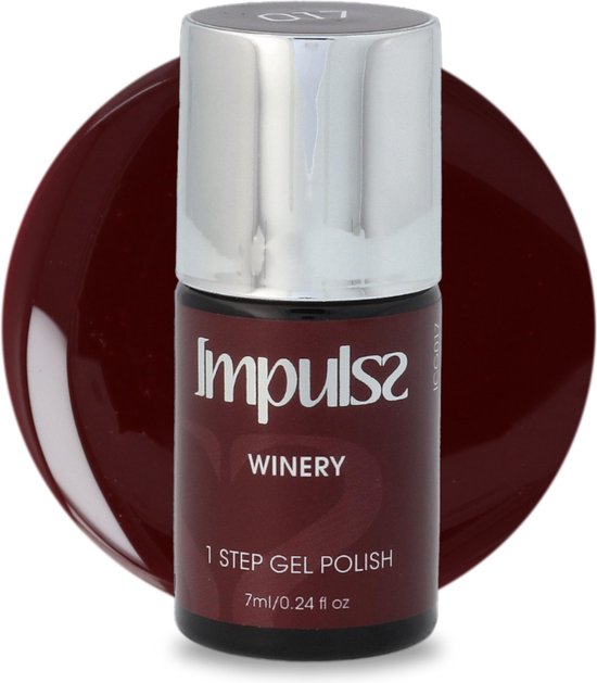 Impulss Gellak Gel Polish - Gel Nagellak - Verhardende werking - Winery - 7 mililiter | bol