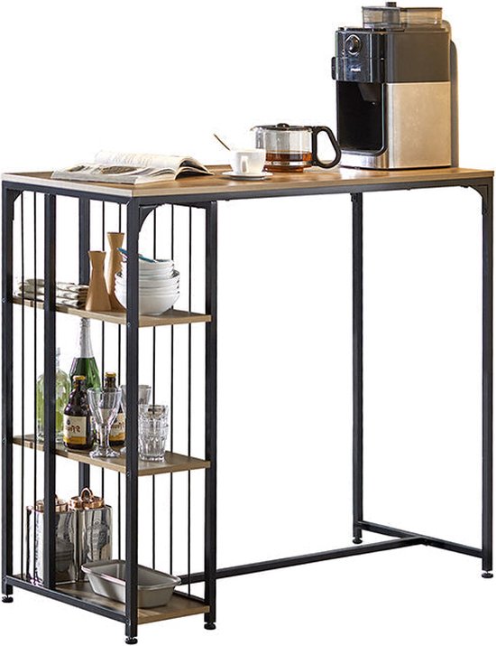 Moderne Bartafel - Keukentafel - Eettafel - Industrieel Design - Ruime ...
