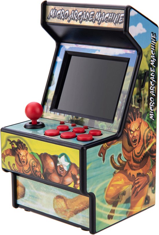 TechKidz, 156-spel retro look mini arcade terminal Model 2, Veelkleurig ...