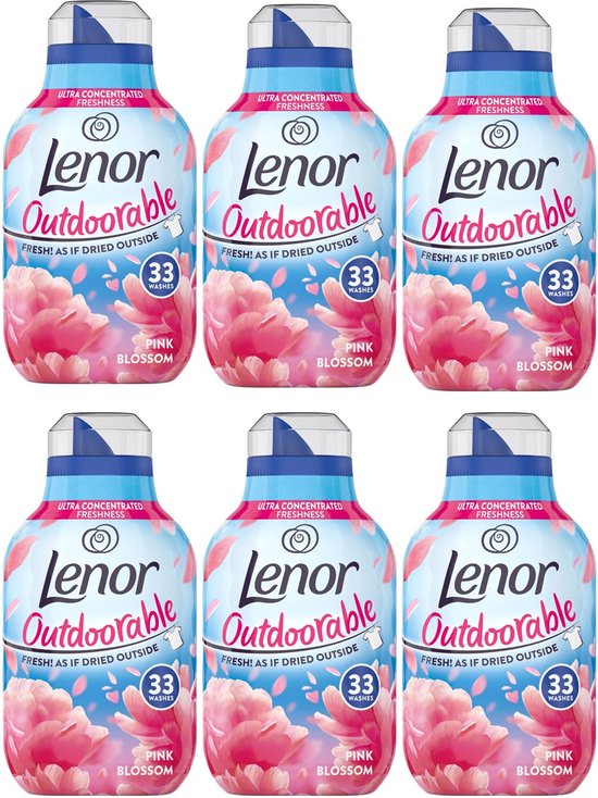 Lenor Fresh Air Outdoorable Wasverzachter - Pink Blossom - 462 ml ...
