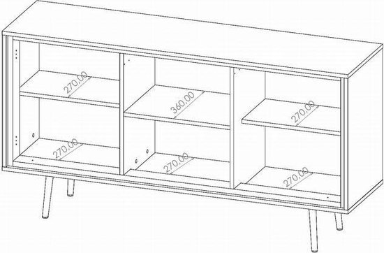 TORI ladekast - Geruisloos sluitsysteem - Metalen poten - Push to open ...