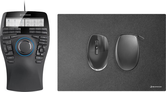 3Dconnexion SpaceMouse Enterprise Kit 2 muis Kantoor Ambidextrous RF ...