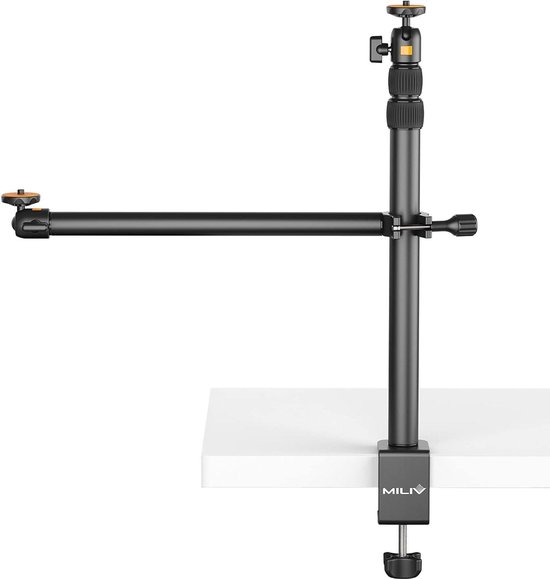 Tafelstatief camera-statief 44 - 105 cm instelbaar voor streaming en ...