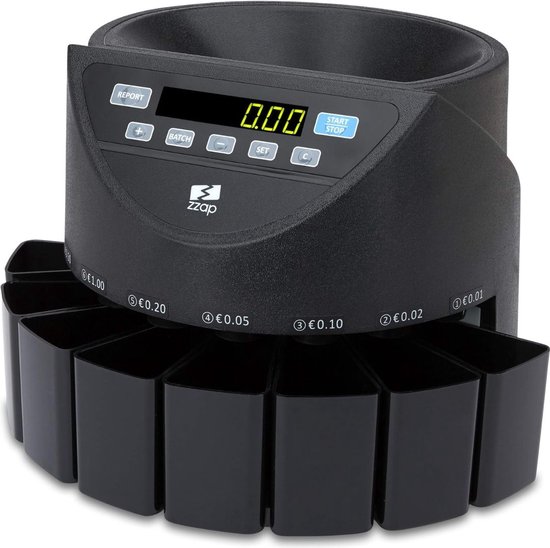 Munttelmachine met LED-Scherm – Digitale Spaarpot met Teller – 240V – Spaarpot Kluis –... | bol