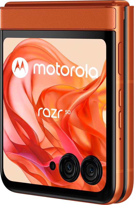 Motorola Razr 50 - Spritz Orange - 256GB - 50MP camera - 4200 mAh accu ...
