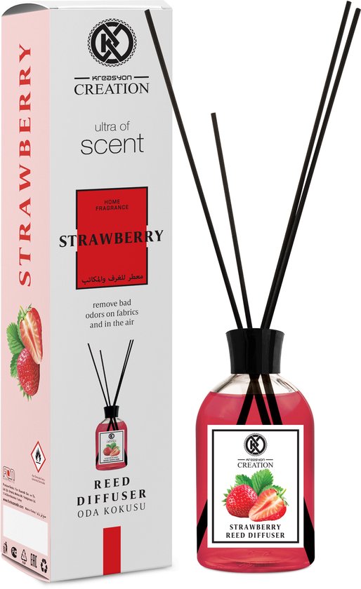 Kreasyon Creation - Ultra of Scent - Home Fragrance - Geurstokjes - Reed Diffuser -... | bol