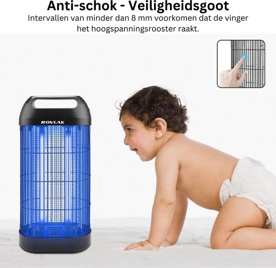 Insectenverdelger - Grote Muggenlamp - Muggenvanger - Insectenlamp ...