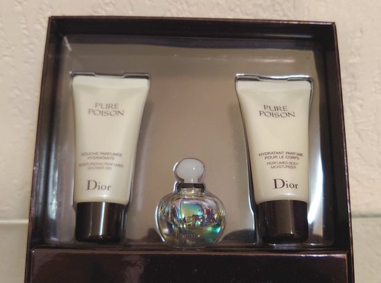 Christian Dior Pure Poison Vintage Set Eau de Parfum 5 ml + Shower Gel ...