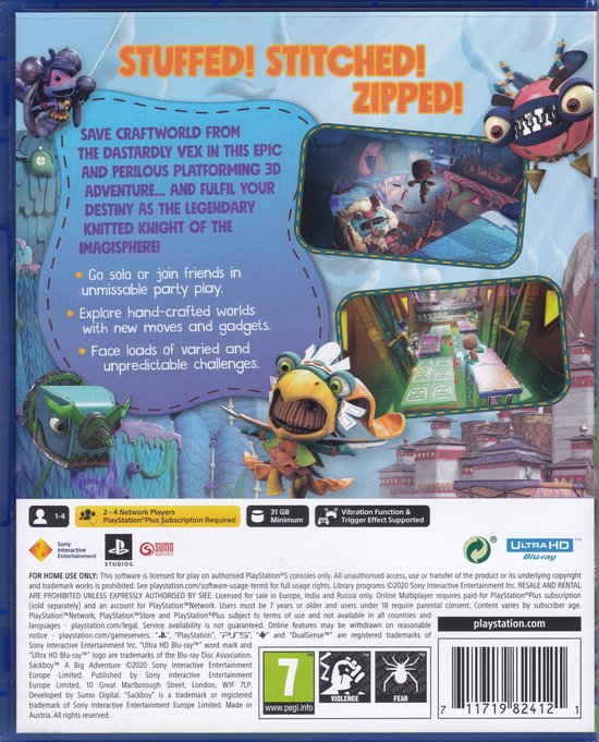 Sackboy: A Big Adventure (PS5) | Games | bol