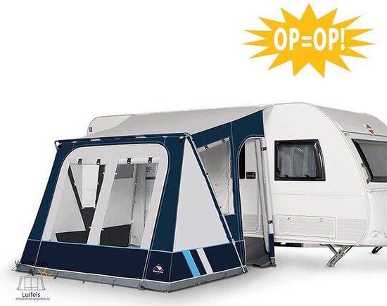 Doréma Mistral All Season - Blauw/Grijs/Blauw - lichtgewicht voortent | bol