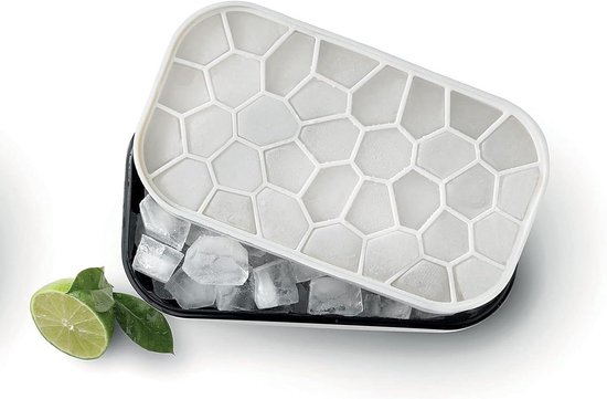 Ice Cube Storage Box - 12 x 22 x 17 cm - White - Organizer voor ...