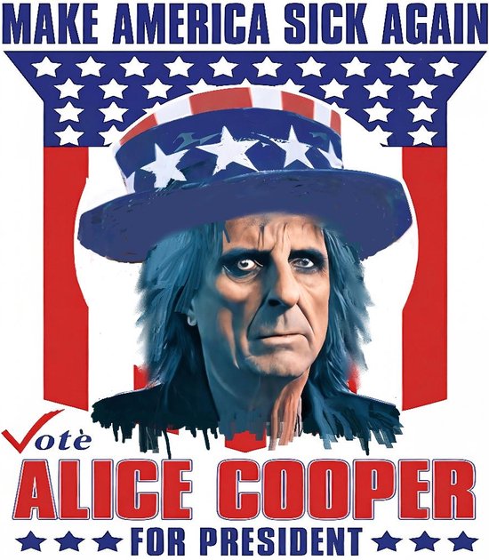 Alice Cooper poster | muziek posters | 50 x 50 cm | papier | pop art ...