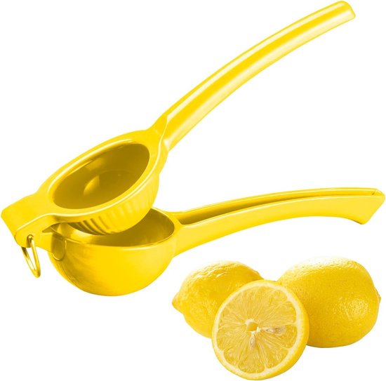 Citroenpers: handmatige citrus- en sappers van metaal voor citroenen, Ø ...