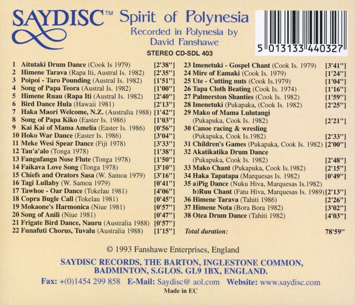 Spirit Of Polynesia, various artists | CD (album) | Muziek | bol.com