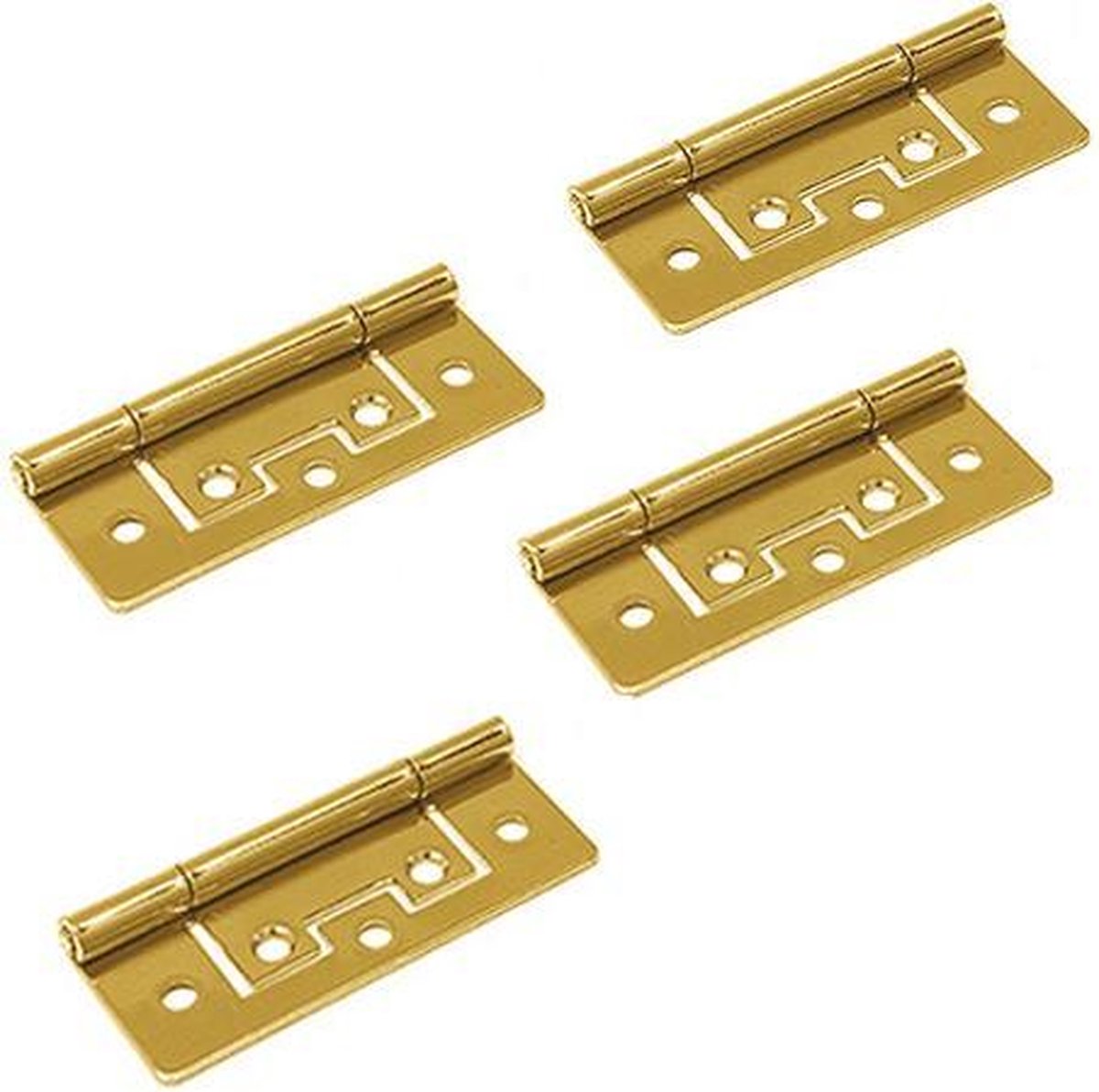 SENCYS louvredeurscharnier 63mm vermessingd staal | set van 4 stuks ...