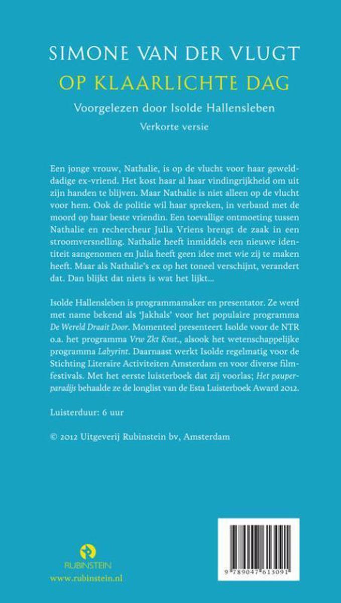 Op klaarlichte dag, Simone van der Vlugt | 9789047613091 | Boeken | bol