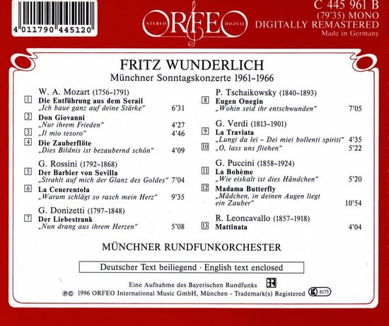 Opera Arias, Münchner Rundfunkorchester | CD (album) | Muziek | bol.com