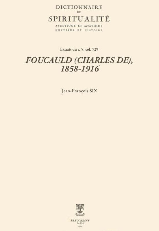 FOUCAULD (CHARLES DE), 1858-1916 (ebook), Jean-Francois Six | 9782701084411 | Boeken | bol.com