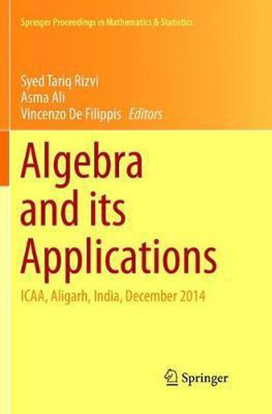 Algebra and its Applications | 9789811094125 | Boeken | bol.com