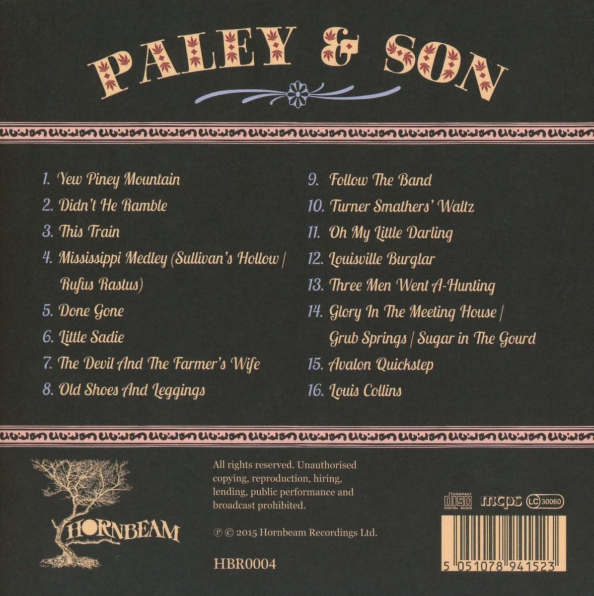 Paley & Son, Tom Paley & Ben Paley | CD (album) | Muziek | bol.com