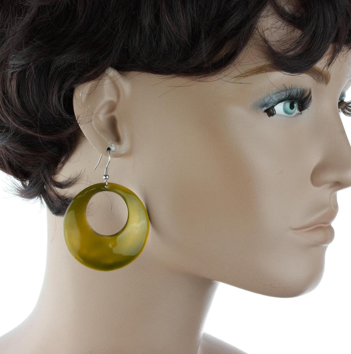 Ronde oorbel hanger | bol.com