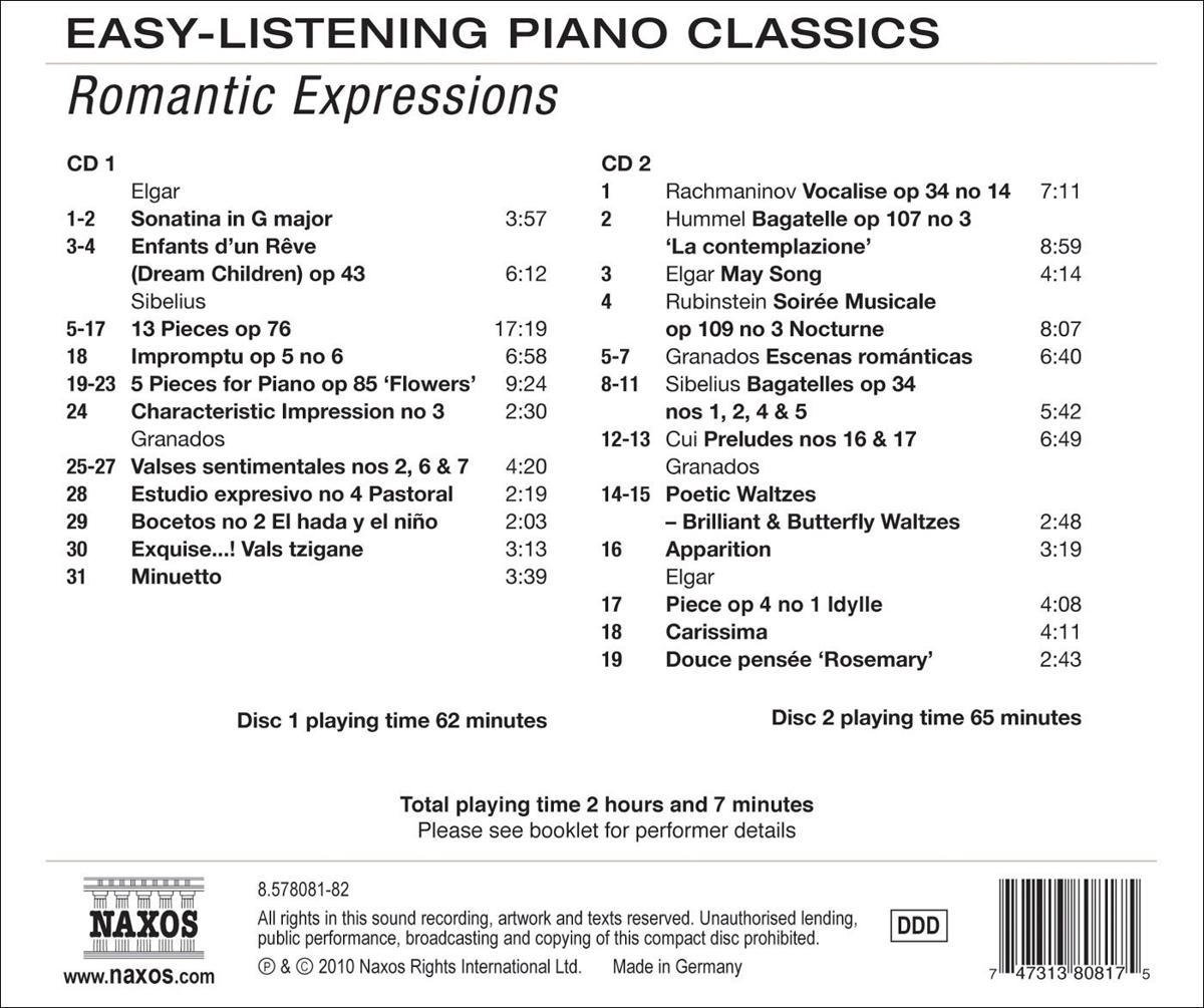 Various Artists - Easy Listening: Piano Classics (2 CD), various ...