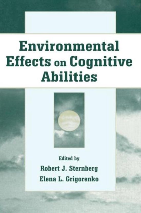 Environmental Effects on Cognitive Abilities | 9780415647526 | Robert J ...