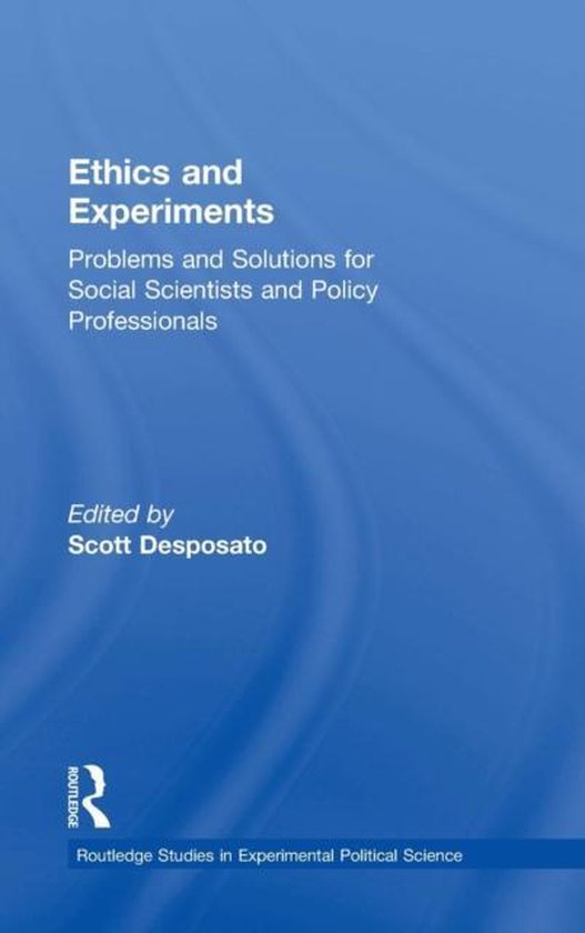 Ethics and Experiments | 9781138909151 | Boeken | bol
