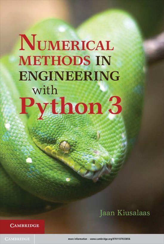 Numerical Methods in Engineering with Python 3 (ebook), Jaan Kiusalaas | 9781139611282... | bol.com