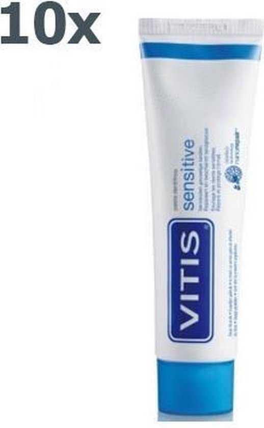 Vitis Sensitive Tandpasta 10 Pack | bol