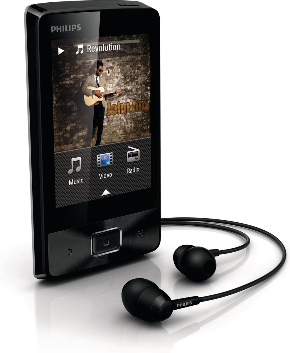 Philips GoGear Muse - MP4-speler - 8 GB - Zwart | bol.com