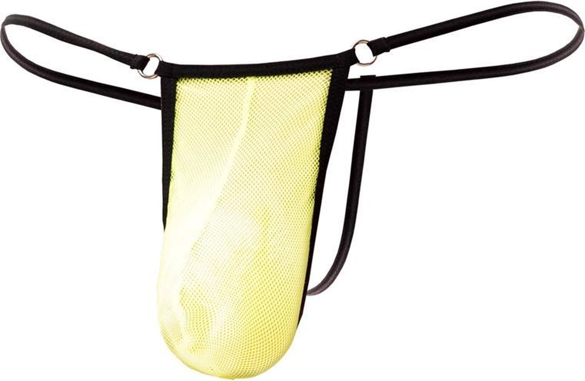 Visnet Mini Mannenstring - Geel | bol
