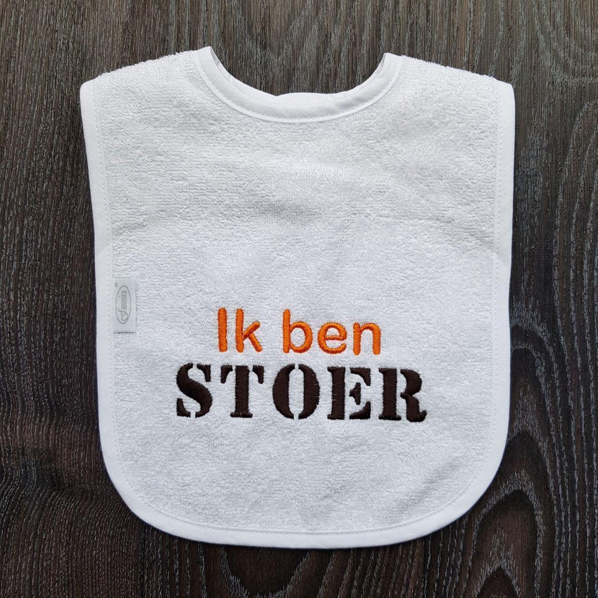 Witte slab met "Ik ben stoer" | bol