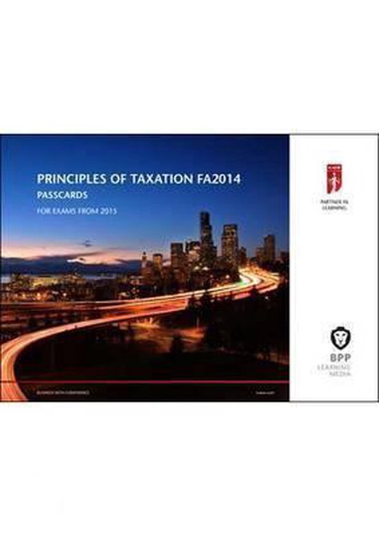 ICAEW Principles of Taxation | 9781472714312 | BPP Learning Media ...
